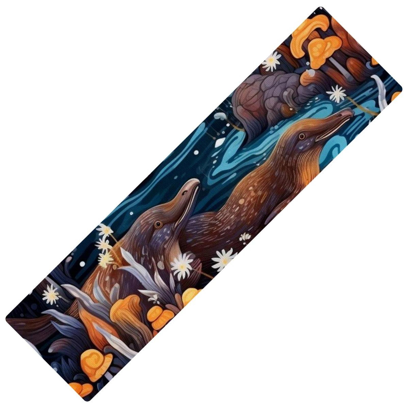 Platypus Rubber Mat Rectangular Kitchen Runners Rugs, 15.7"x59 ...