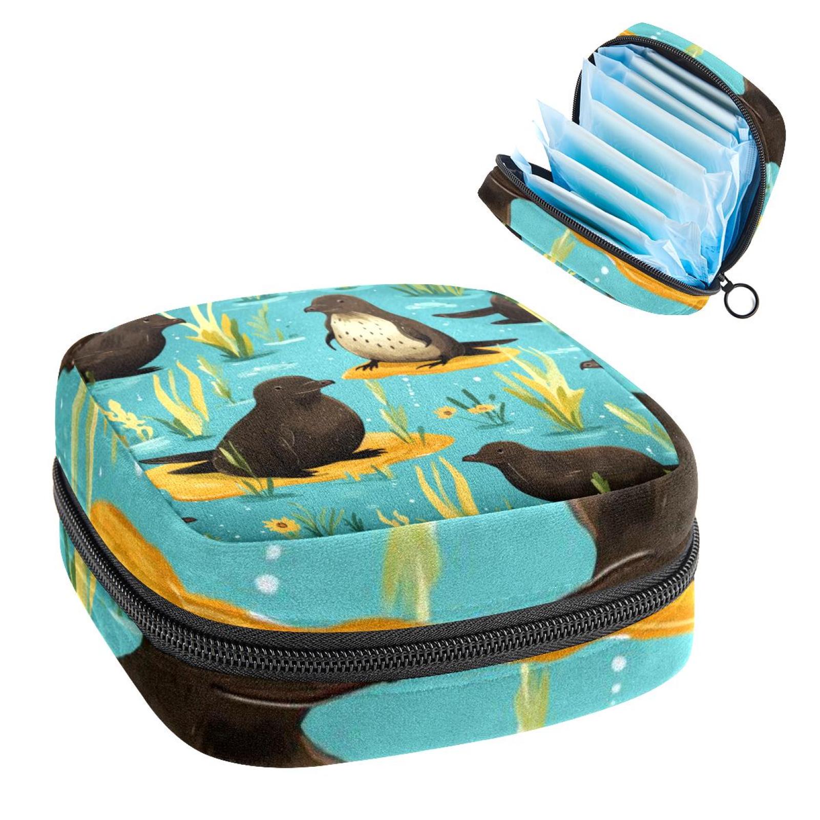 Platypus Sanitary Bags Period Purse Small Storage Bag Organizers Ring ...
