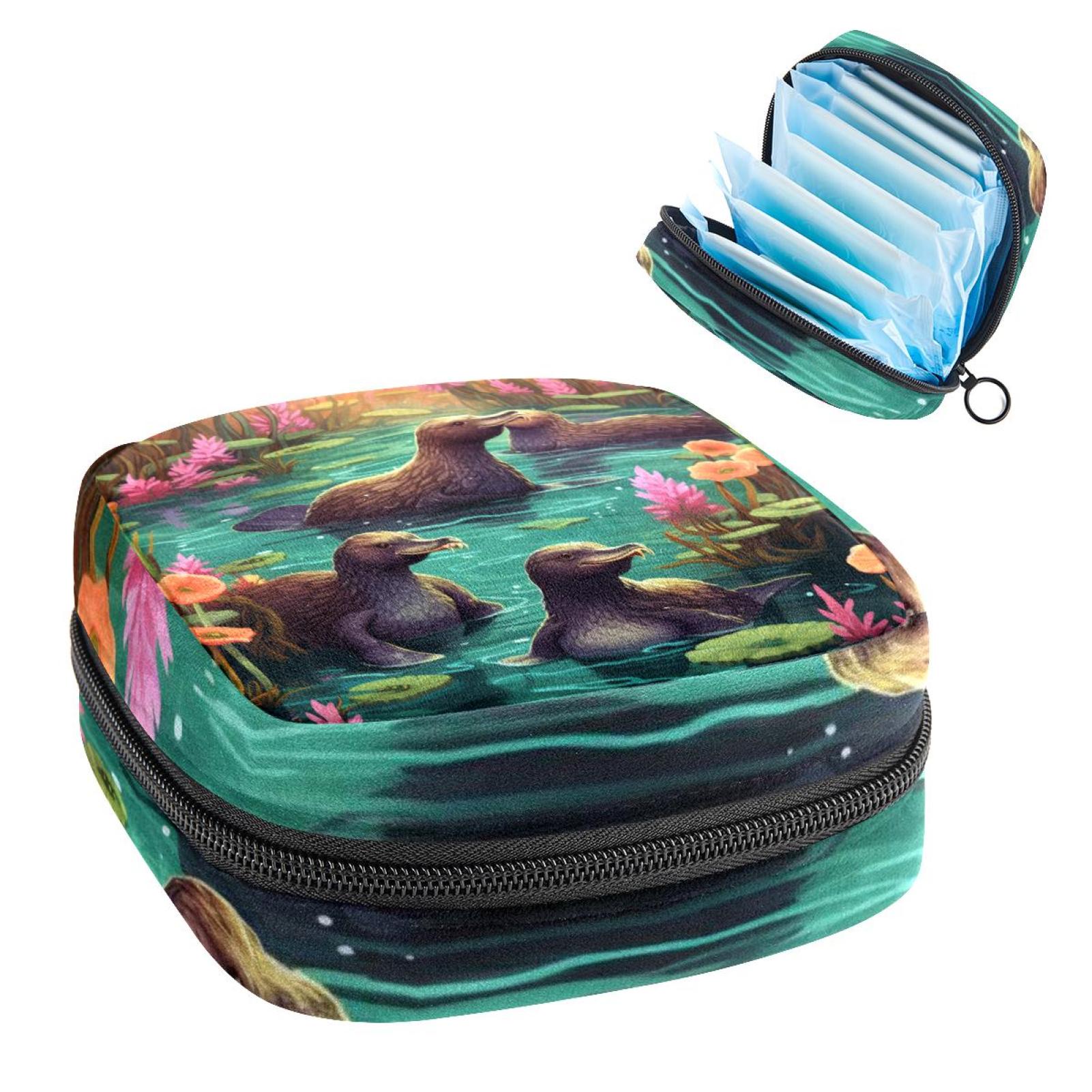 Platypus Sanitary Napkin Purse Makeup Travel Bag Pouch Multi-Pouch ...