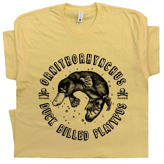 Platypus Shirt Cool Animal Graphic Shirts Duck Billed Platypus Tee for ...