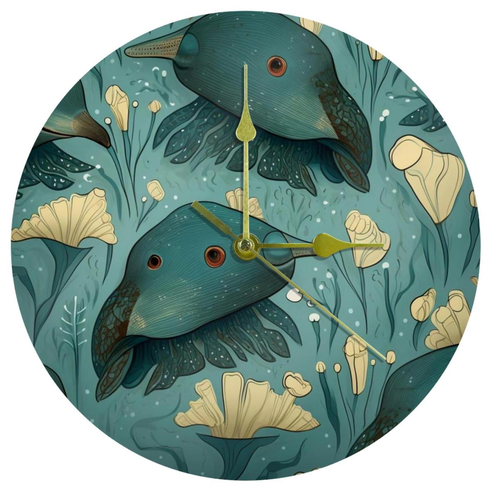 Platypus Stylish and Modern Acrylic Circular Wall Clock - Durable and ...