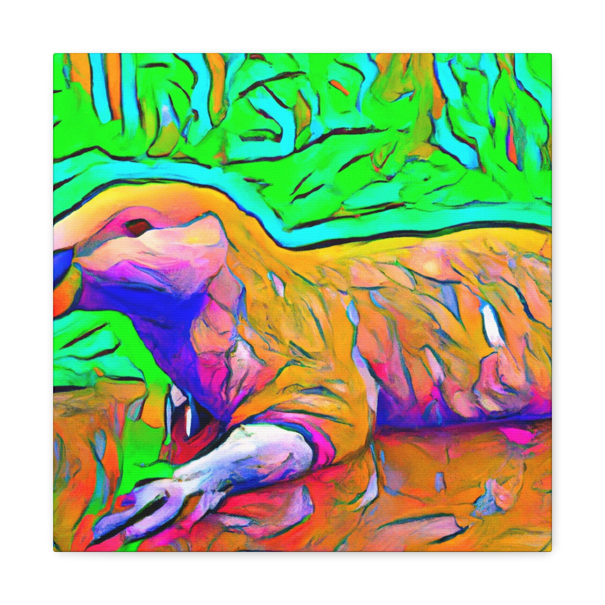 Platypus in Fauvism - Canvas - Walmart.com