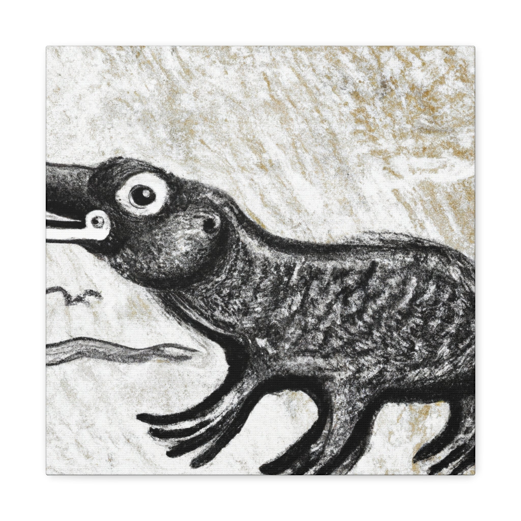 Platypus in Watercolor - Canvas - Walmart.com