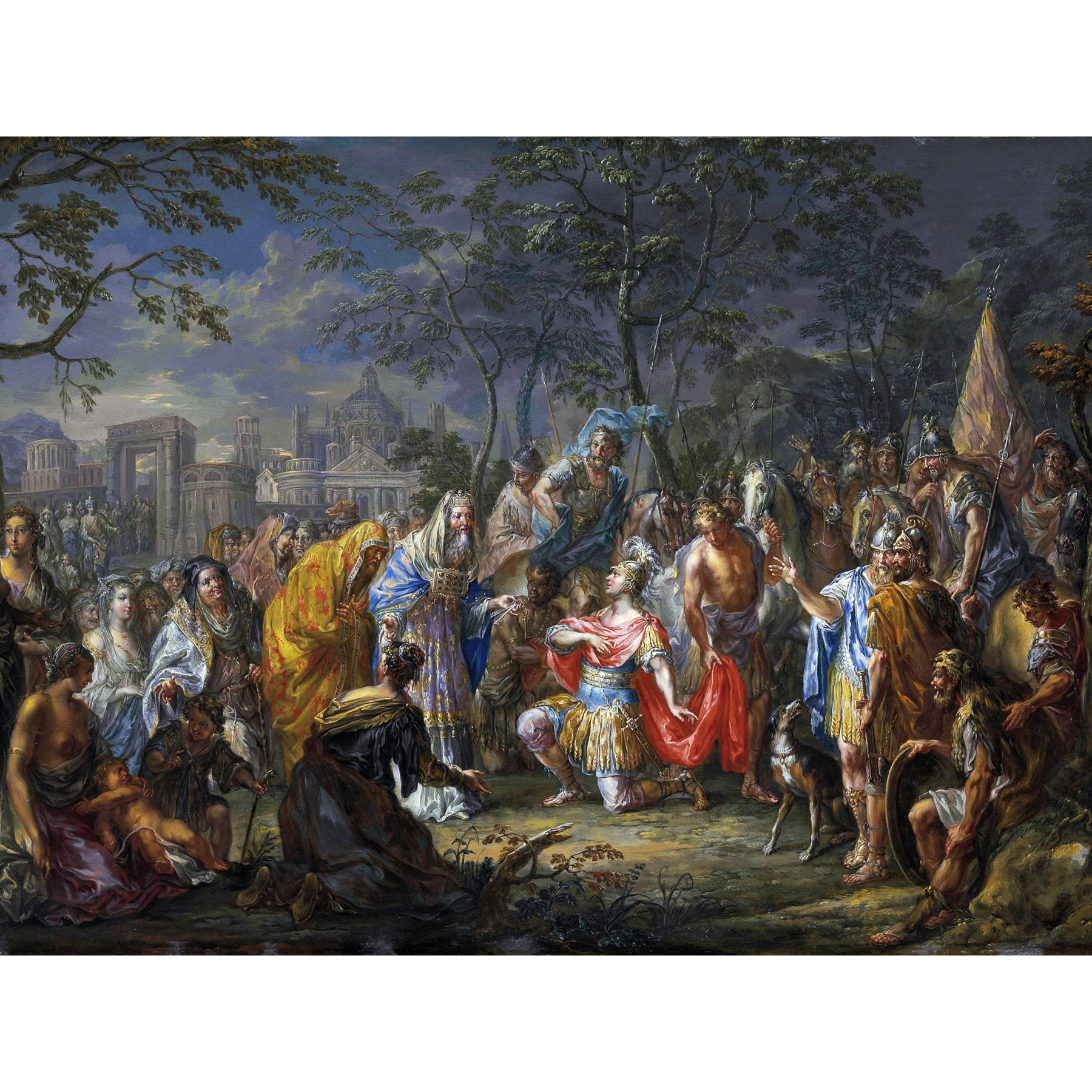 Platzer Alexander Great Keys Babylon Painting Extra Large Art Print ...