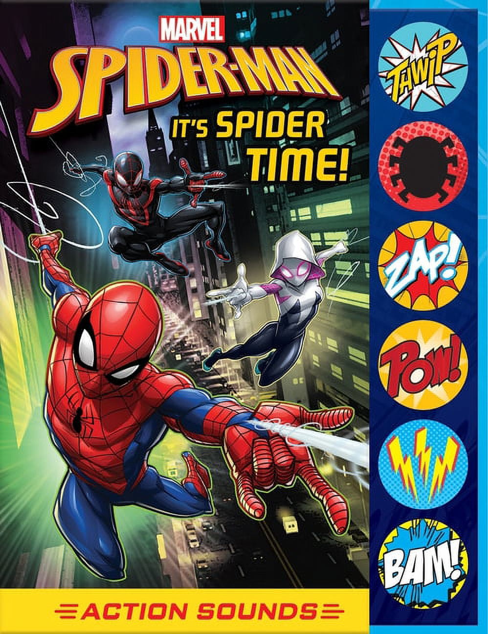 Marvel Spider-Man: It's Spider Time! Action Sounds Sound Book - Walmart.com
