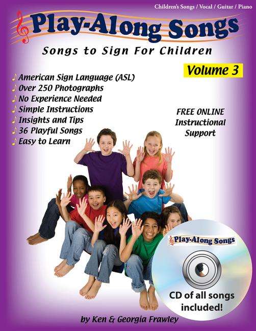 Play-Along Songs: Play-Along Songs Volume 3 with CD : Children's Songs ...