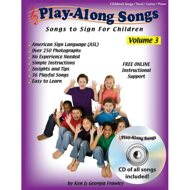 Play-Along Songs: Play-Along Songs Volume 3 with CD : Children's Songs ...