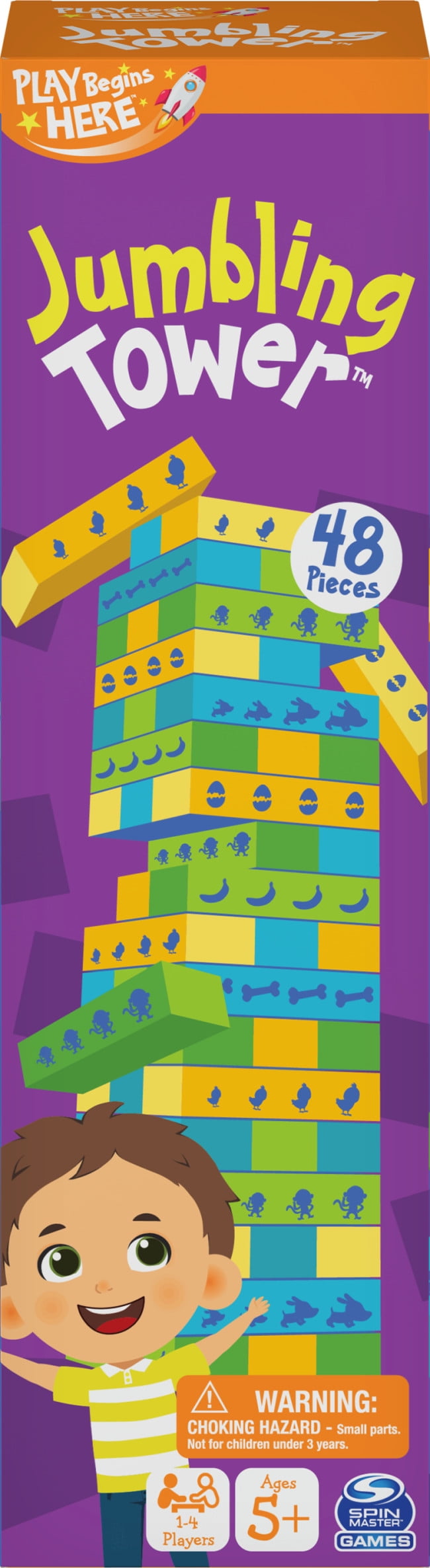 Play Begins Jumbling Tower Game, for Families and Kids Ages 5 and up ...