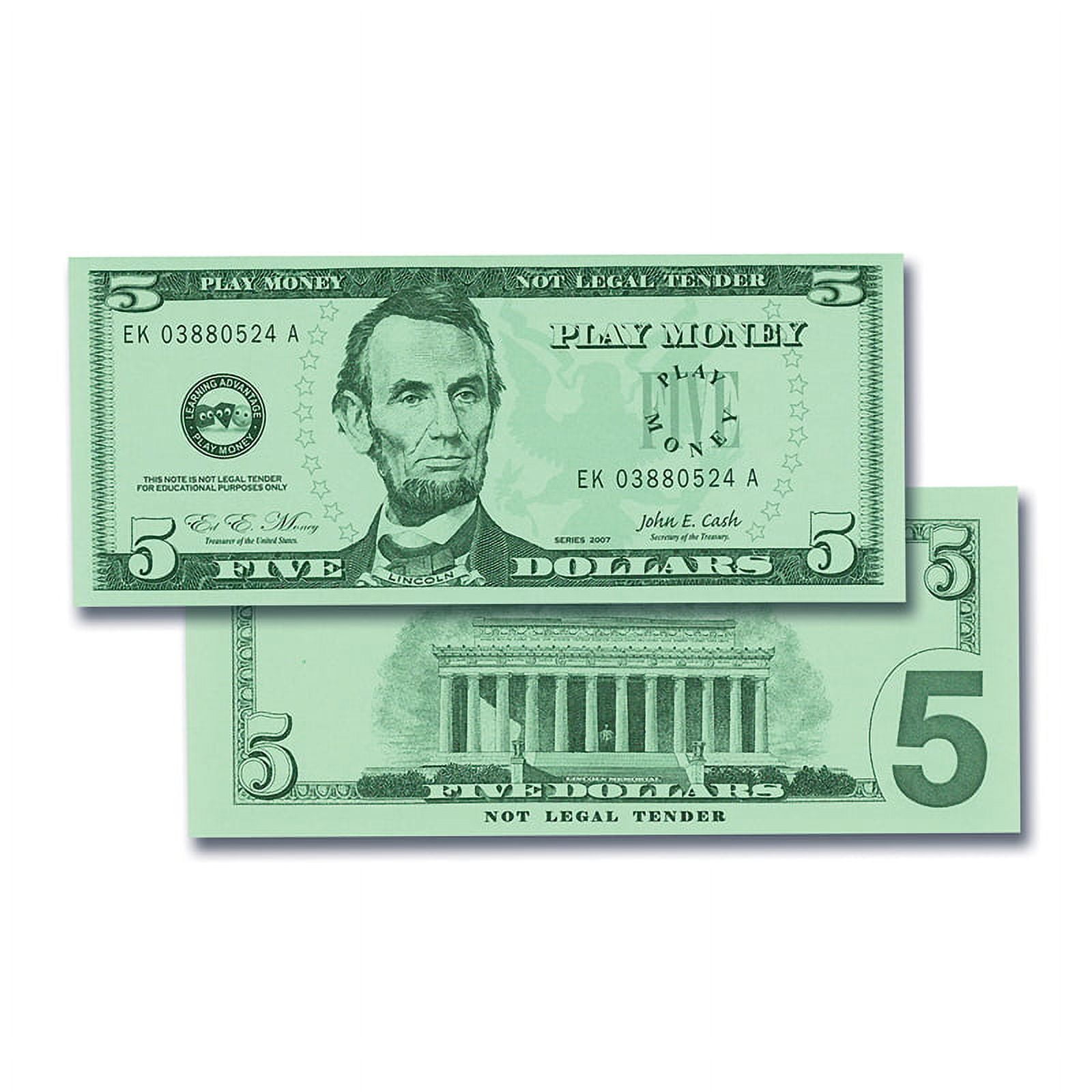 5 Dollar Bill Front And Back