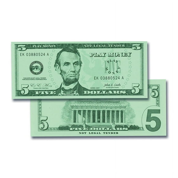 5 Dollar Bill Old