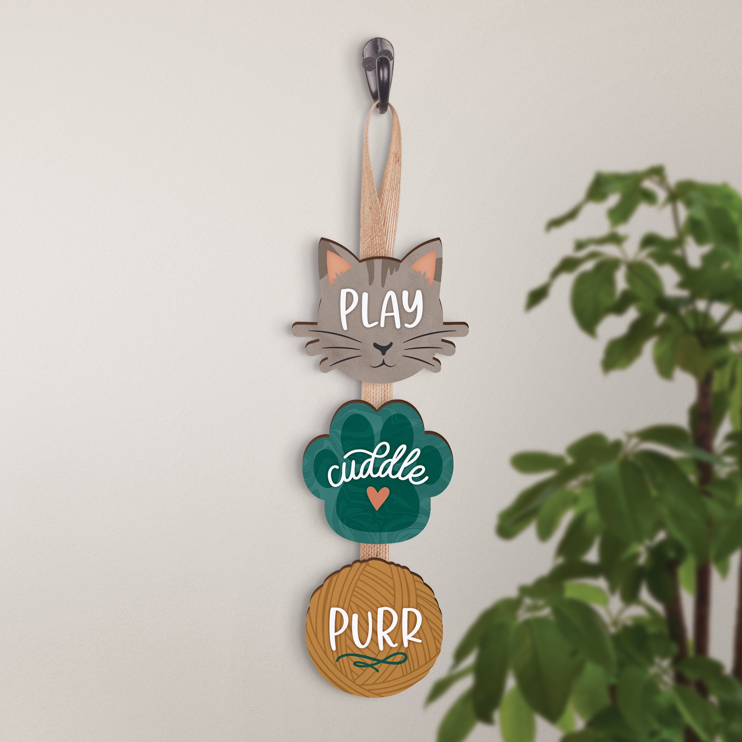 Play Cuddle Purr String Sign - Walmart.com