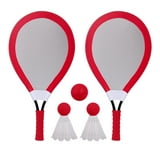 Play Day Jumbo Racket Sports Game 5 Piece Set Red for Children Ages 4 ...