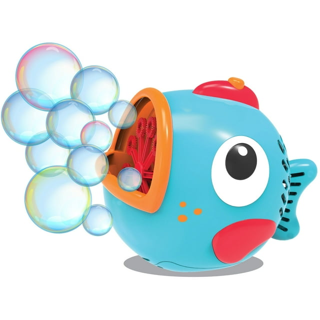 Play Day Large Battery Operated Fish Bubble Blower, for Child Age 3 ...