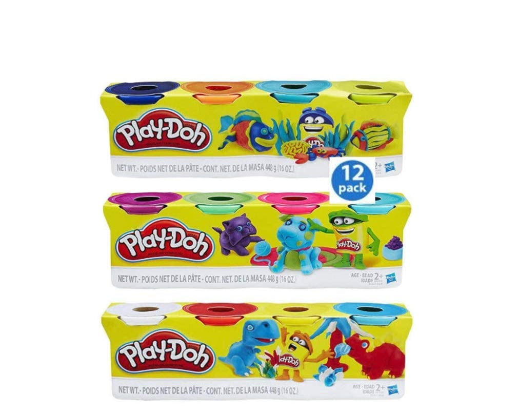 Play-Doh 4-Pack of Colors 16oz Gift Set Bundle Gift Set Gift Toy for ...