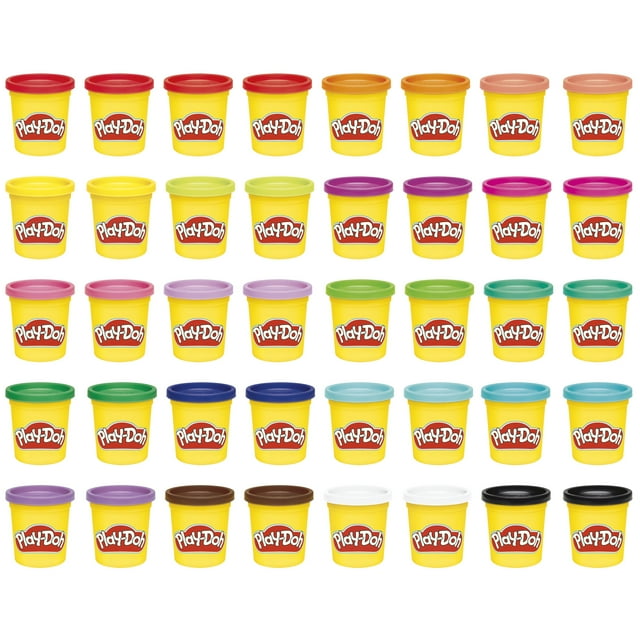 Play-Doh 40 Pack of 20 Fantastic Colors, 3 oz Cans, Arts & Crafts for ...