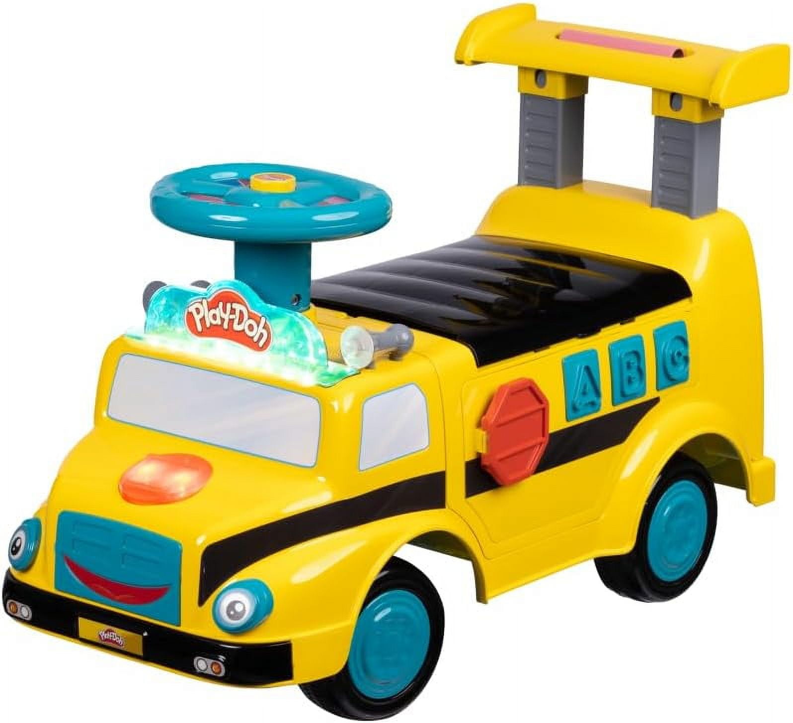 Play-Doh Activity School Bus - Push and Ride On Toy Car for Kids Up to ...