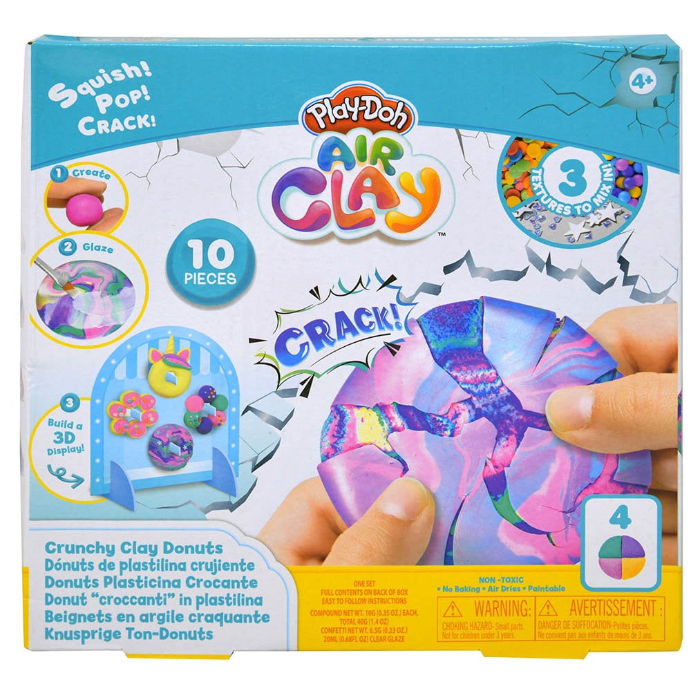 Play Doh Air Clay Crunchy Clay Donuts - Walmart.com