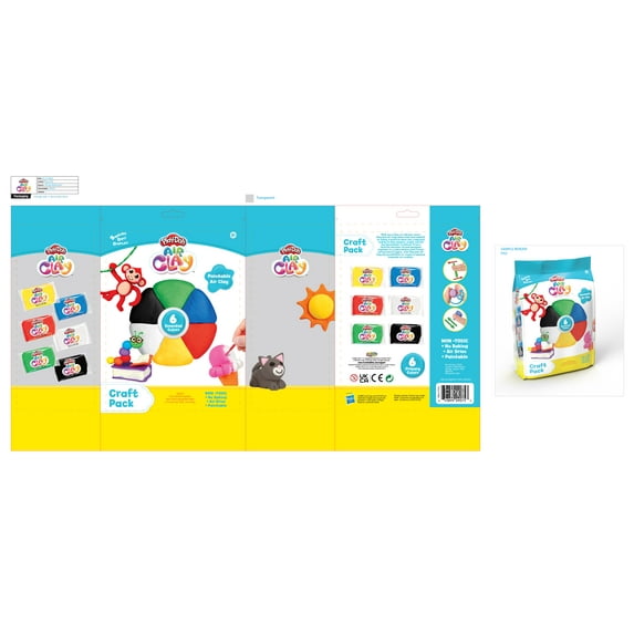 Play-Doh Air Clay, Multi-Color - Walmart.com