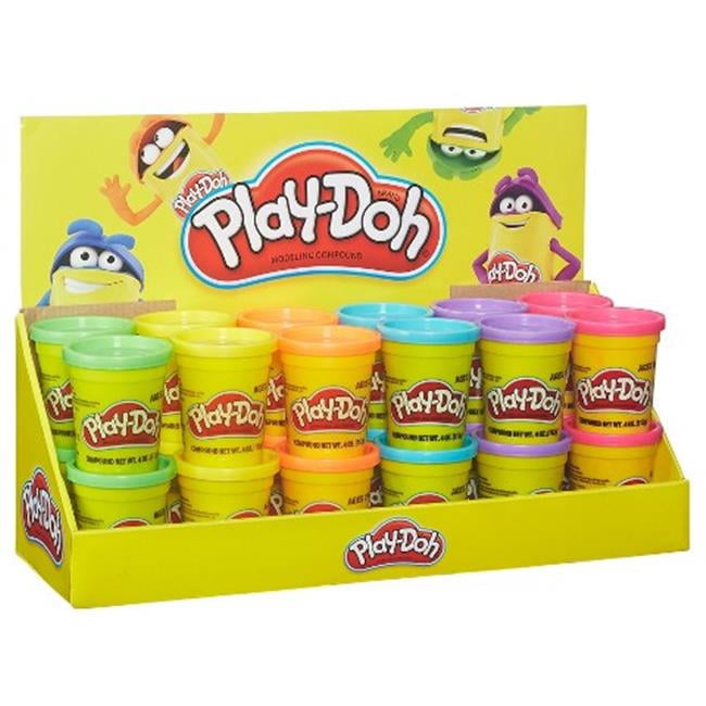 Hasbro Play-Doh Single Variety Package - Assorted 24ct Cans, 4oz Bulk ...