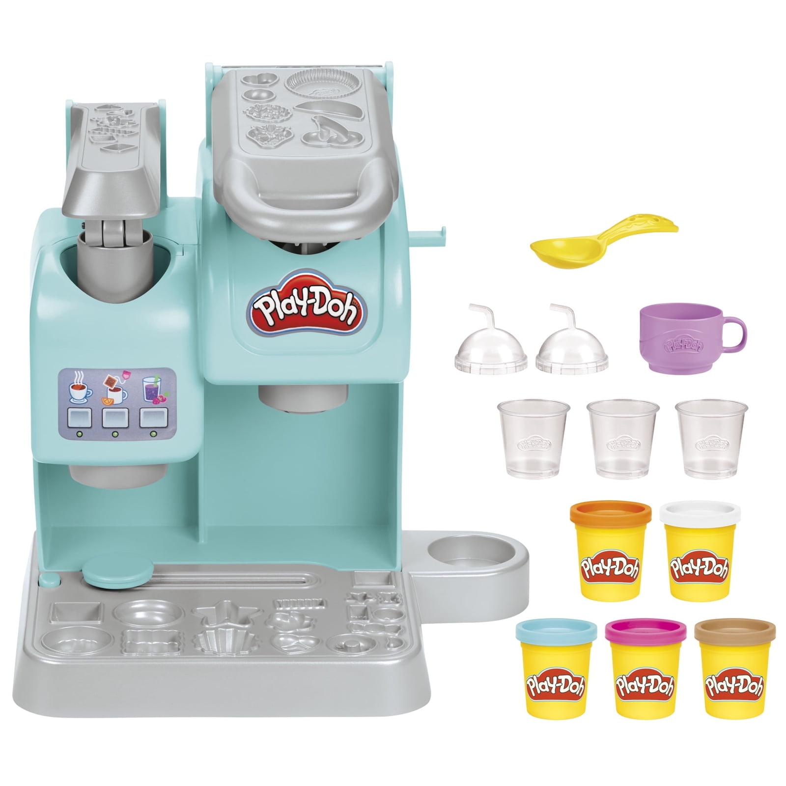 Play-Doh Kitchen Creations Colorful Cafe Kids Kitchen Play Set - 5 ...