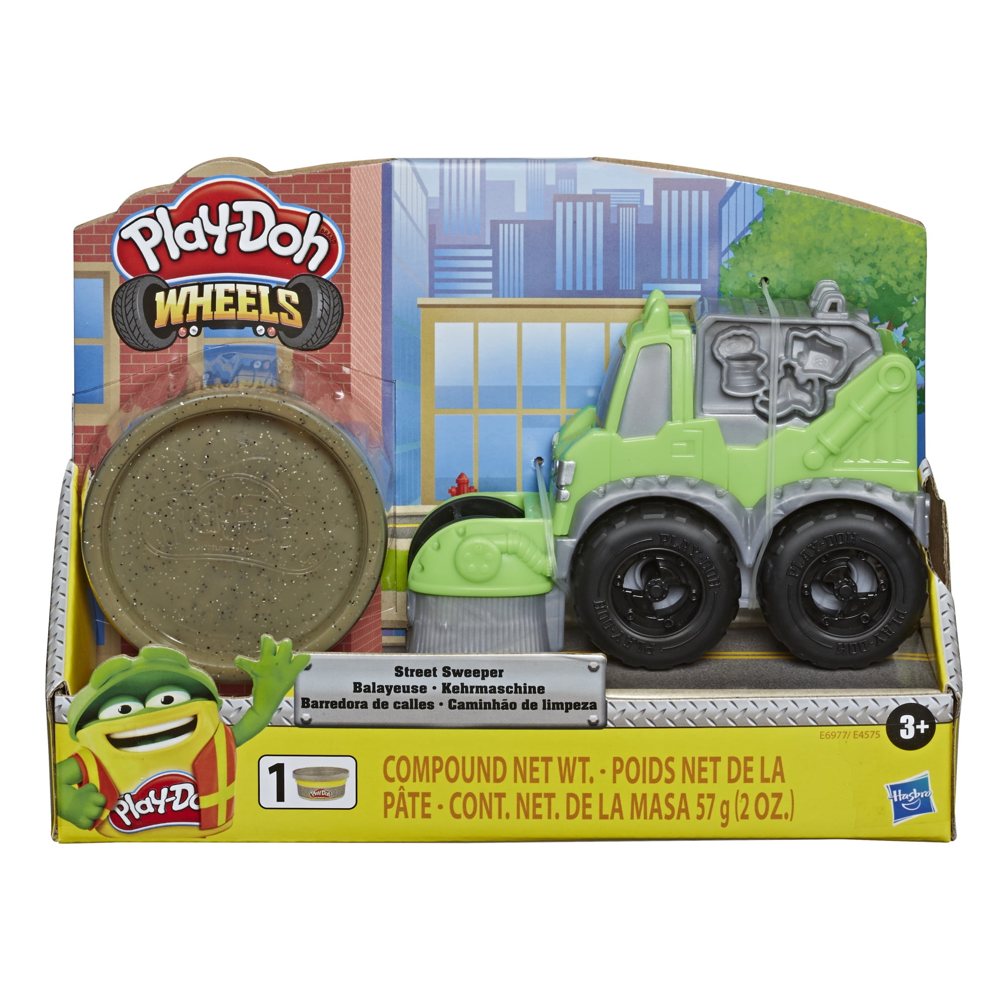 Play-Doh Mini Vehicle with 1 can of Play-Doh Build N' Compound ...