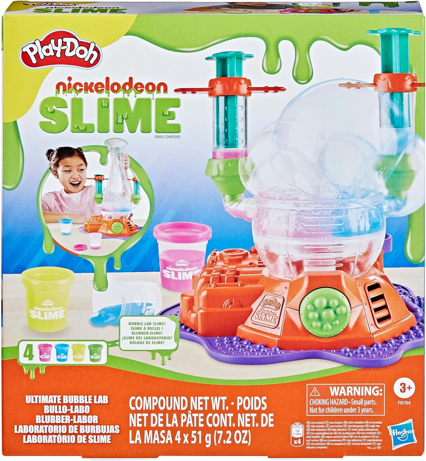 Play-Doh Nickelodeon Sime Ultimate Bubble Lab Ages 3+ - Walmart.com