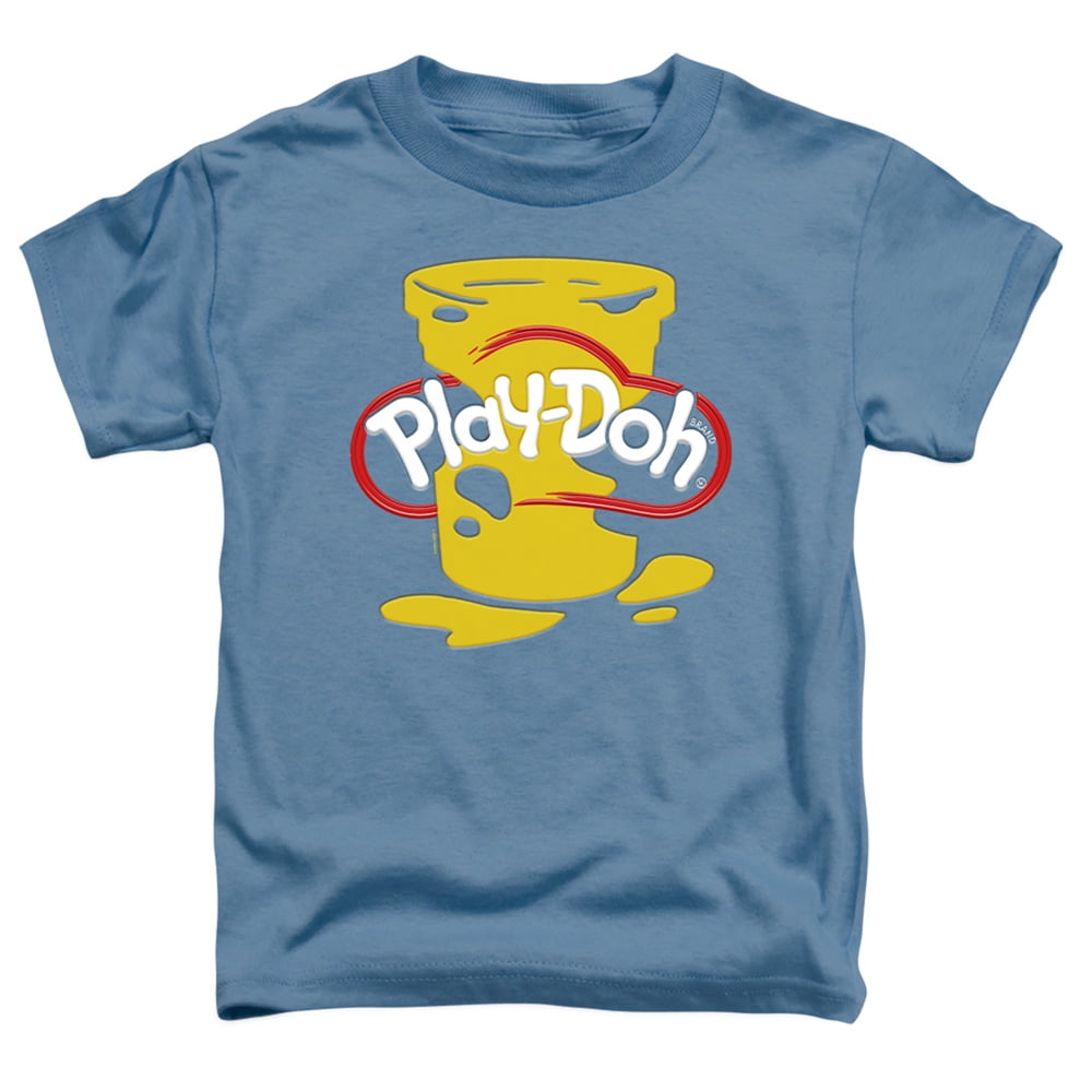 Play Doh Play Doh Messy Stencil Logo S/S Toddler T-Shirt-Carolina Blue ...