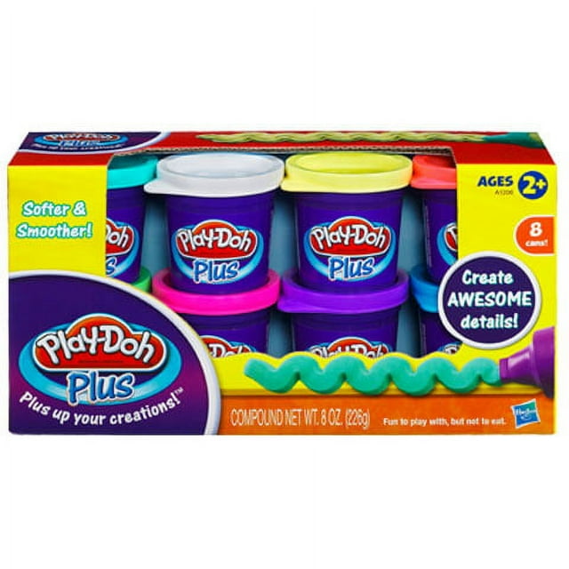 Play-Doh Plus Variety 8 Pack, 8 oz - Walmart.com