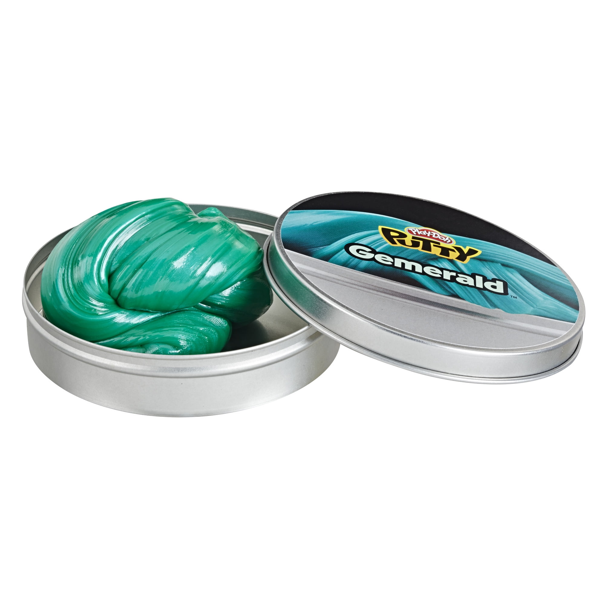 Play-Doh Putty Gemerald Play Dough Tin - Metallic Green (3.2 oz ...
