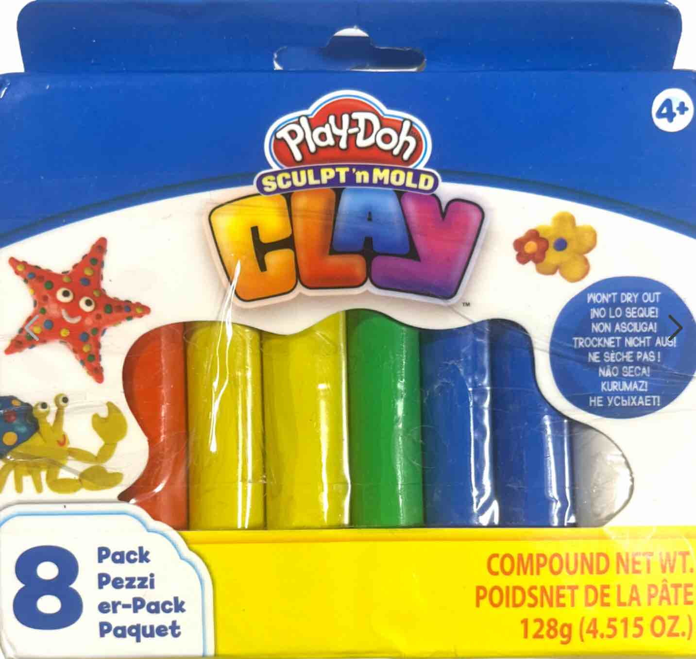 Play-Doh Sculpt 'n Mold Clay 8 Pack - Walmart.com
