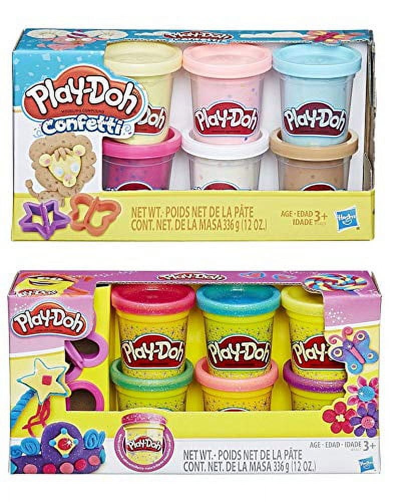 Play-Doh Set of 2 - Confetti and Sparkle Compound Collections - Walmart.com