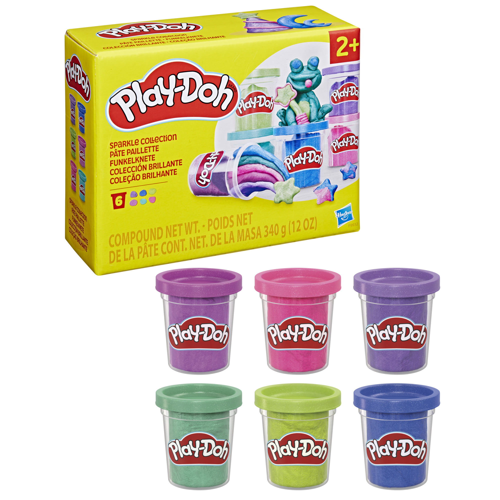 Play-Doh 8-Pack Neon Non-Toxic Modeling Compound with 8 Colors ...