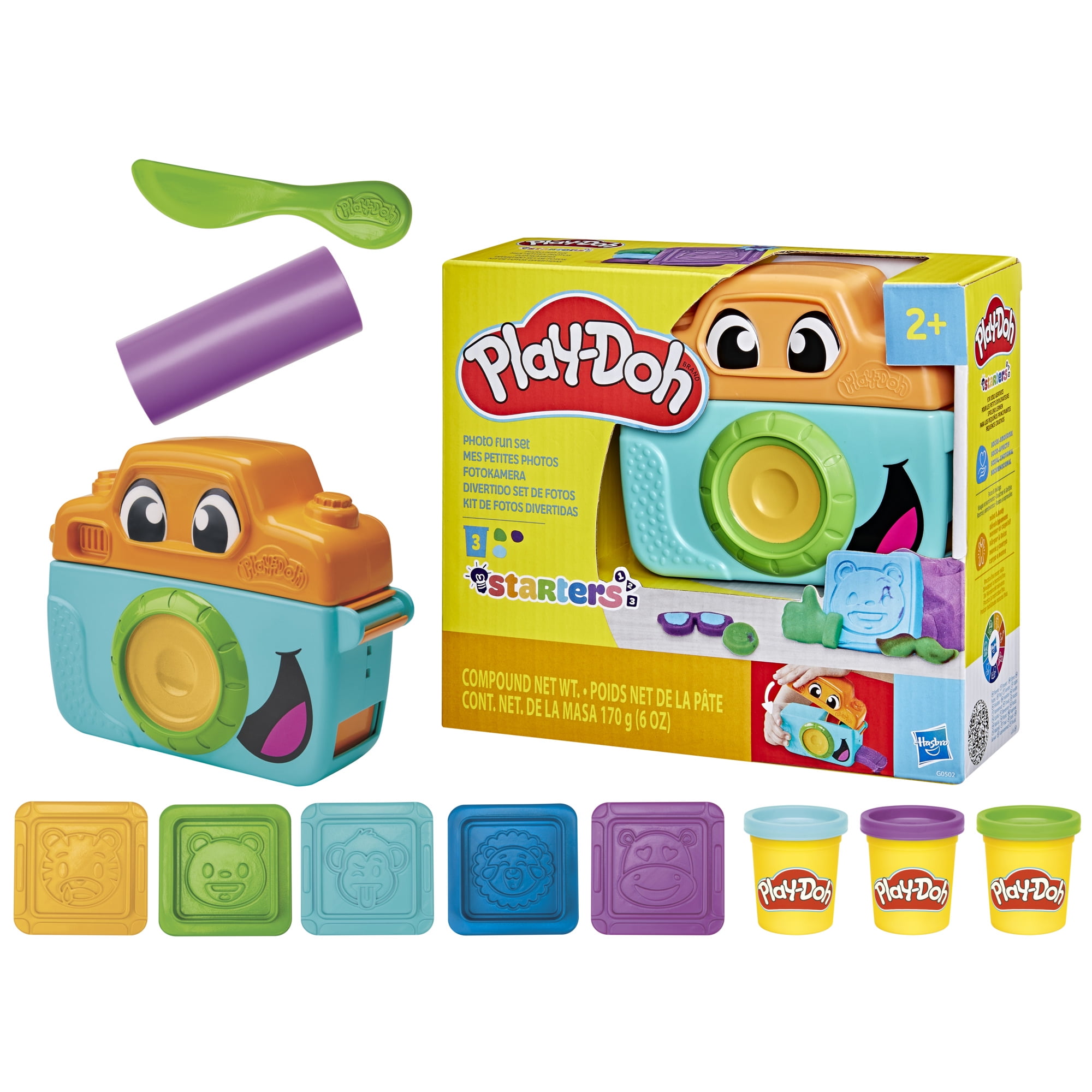 Play-Doh Starters Photo Fun Set, Play Pretend Camera Toy for Kids 2 ...