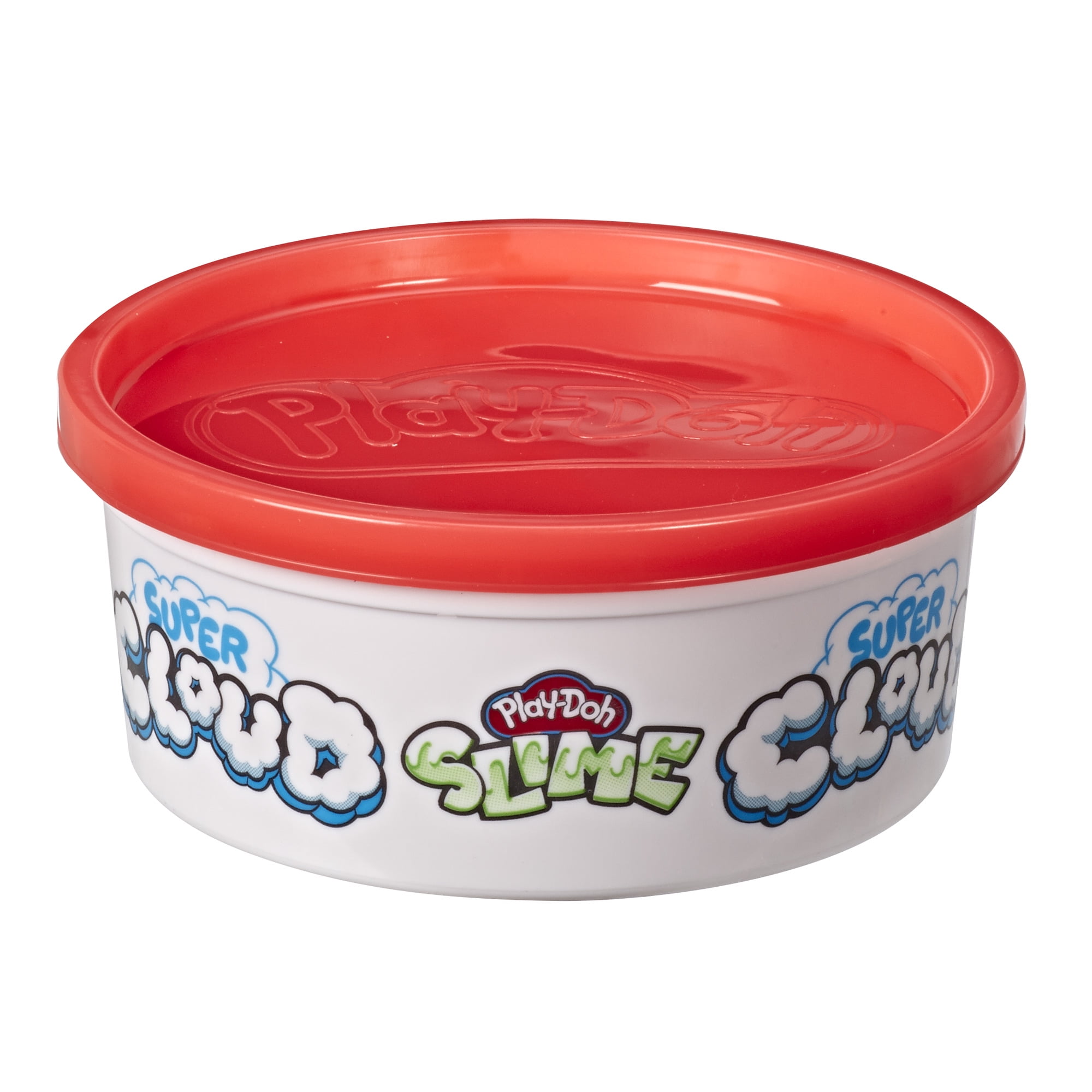 Play-Doh Red Fluffy Super Cloud Slime, 4 oz Puffy Sensory Compound for ...