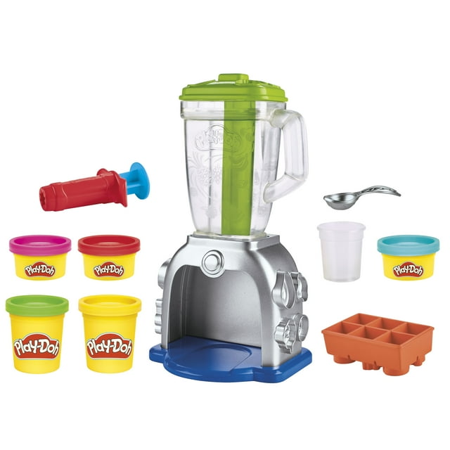 Play-Doh Swirlin' Smoothies Toy Blender Playset, Play Kitchen Toys for Kids Age 3+ - Walmart.com