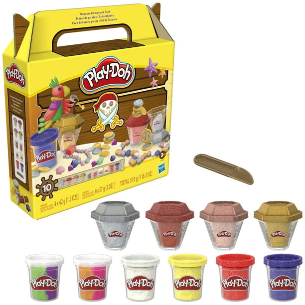 Play-Doh Treasure Set for Boys and Girls - 12 Color (10 Piece), Only At Walmart - Walmart ...