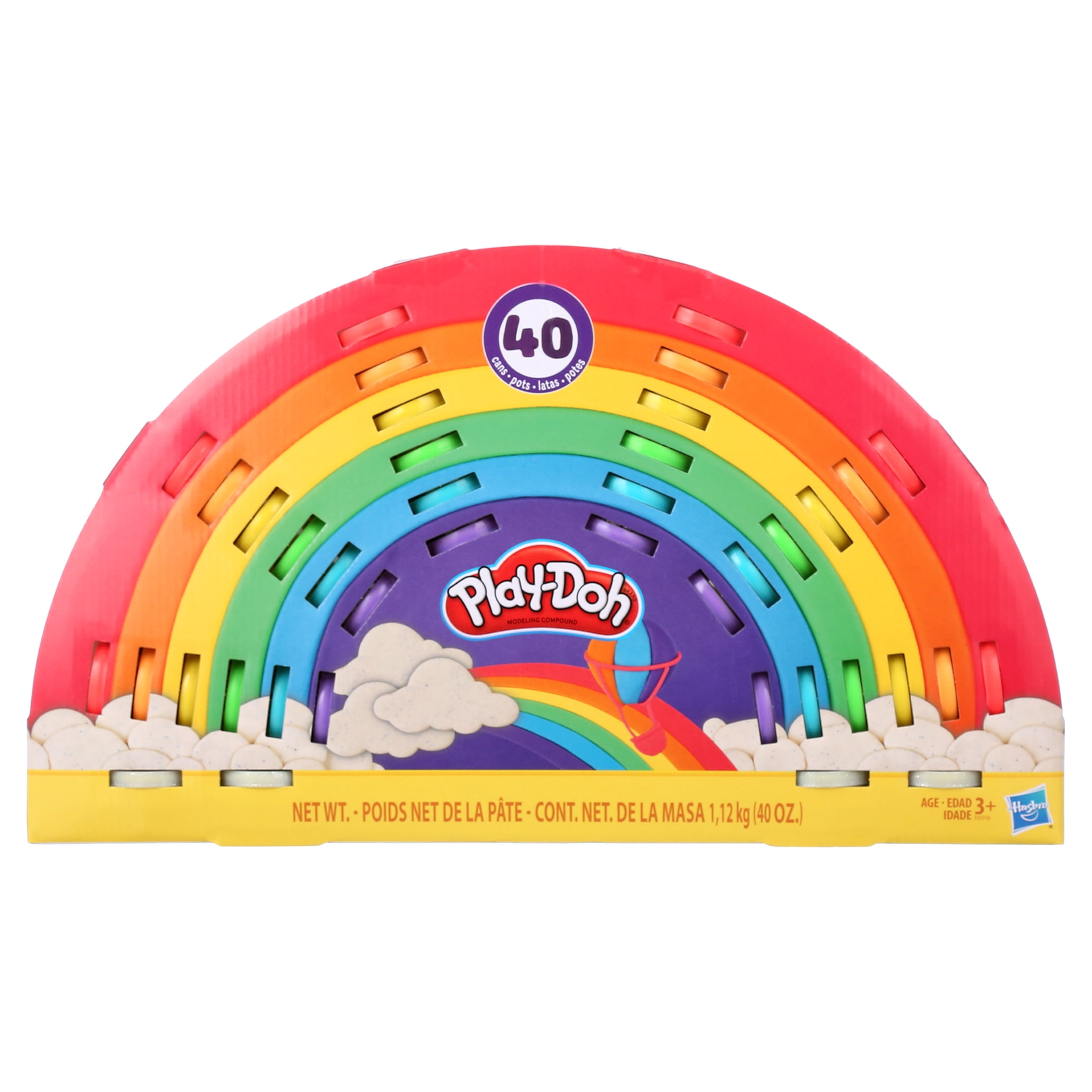 Play-Doh Ultimate Rainbow 40 Pack for Easter Crafts, Non-Candy Easter ...