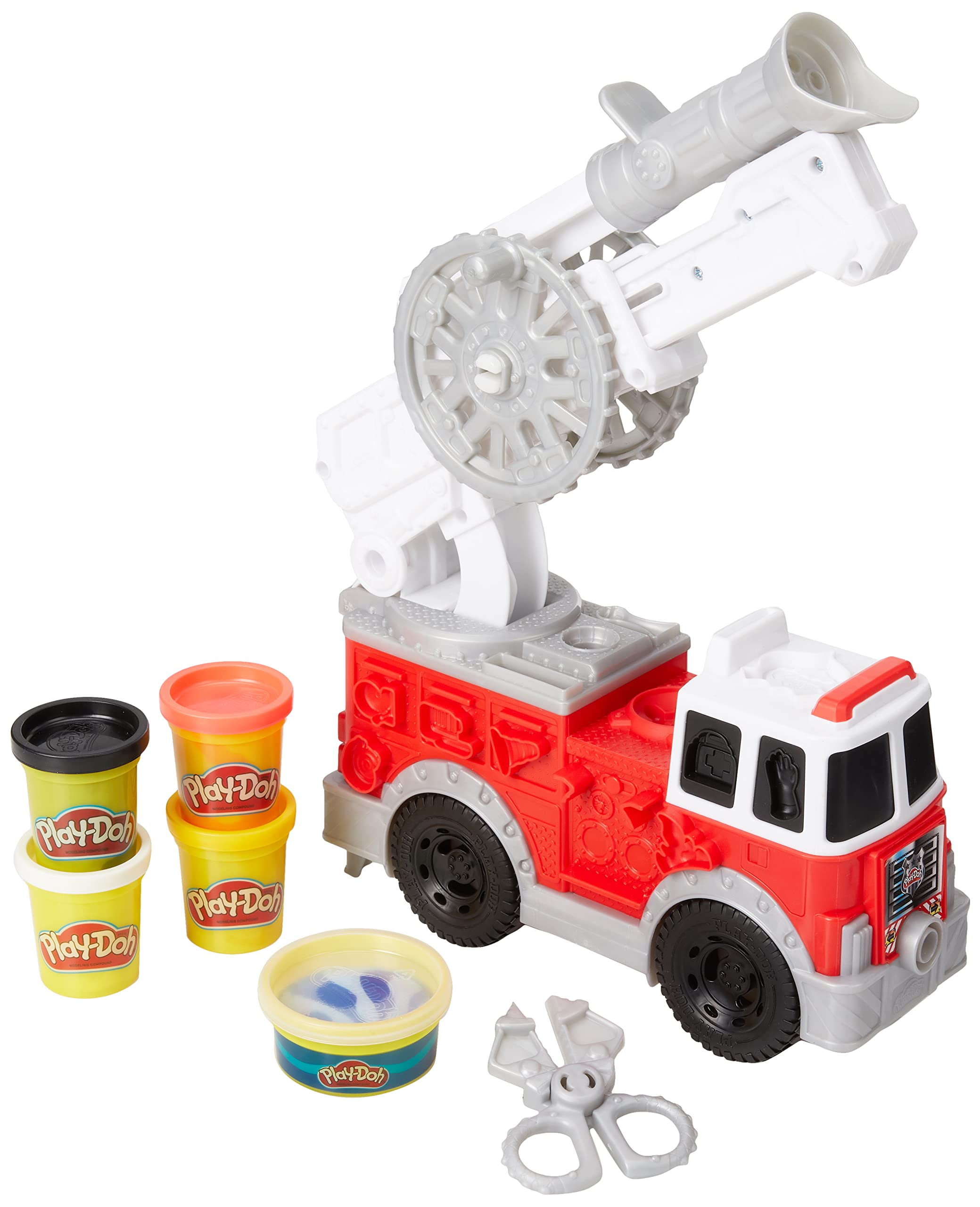 Includes 3 Cans Play-Doh Farm Truck Toy With Horse Trailer Mold And ...