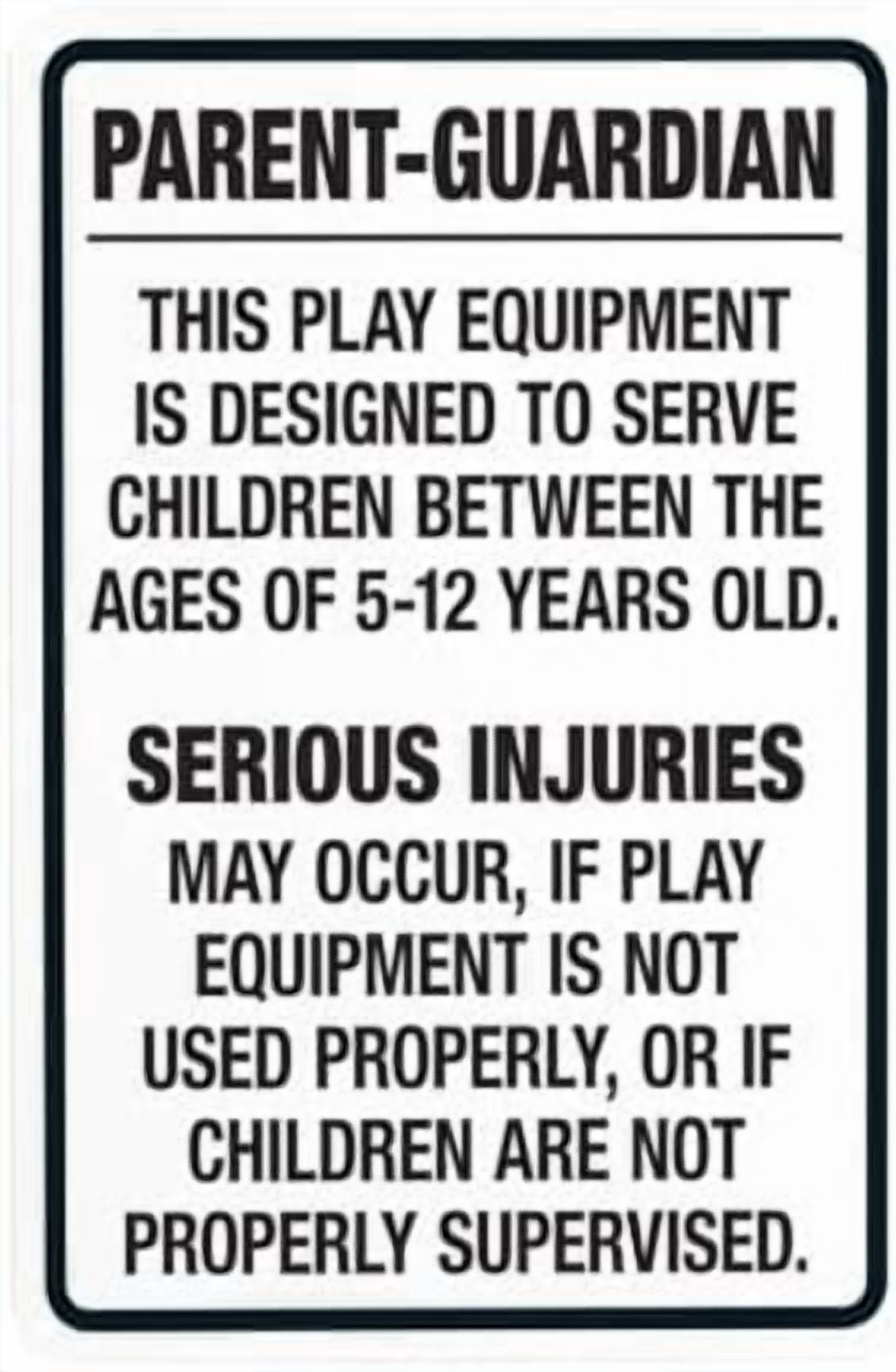 Play Equipment Is Designed To Serve Children Between The Ages Of 5-12 ...