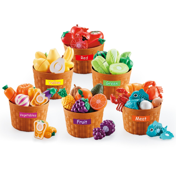 Play Food Sets for Kids Kitchen,66PCS Play Kitchen Accessories,Cutting ...