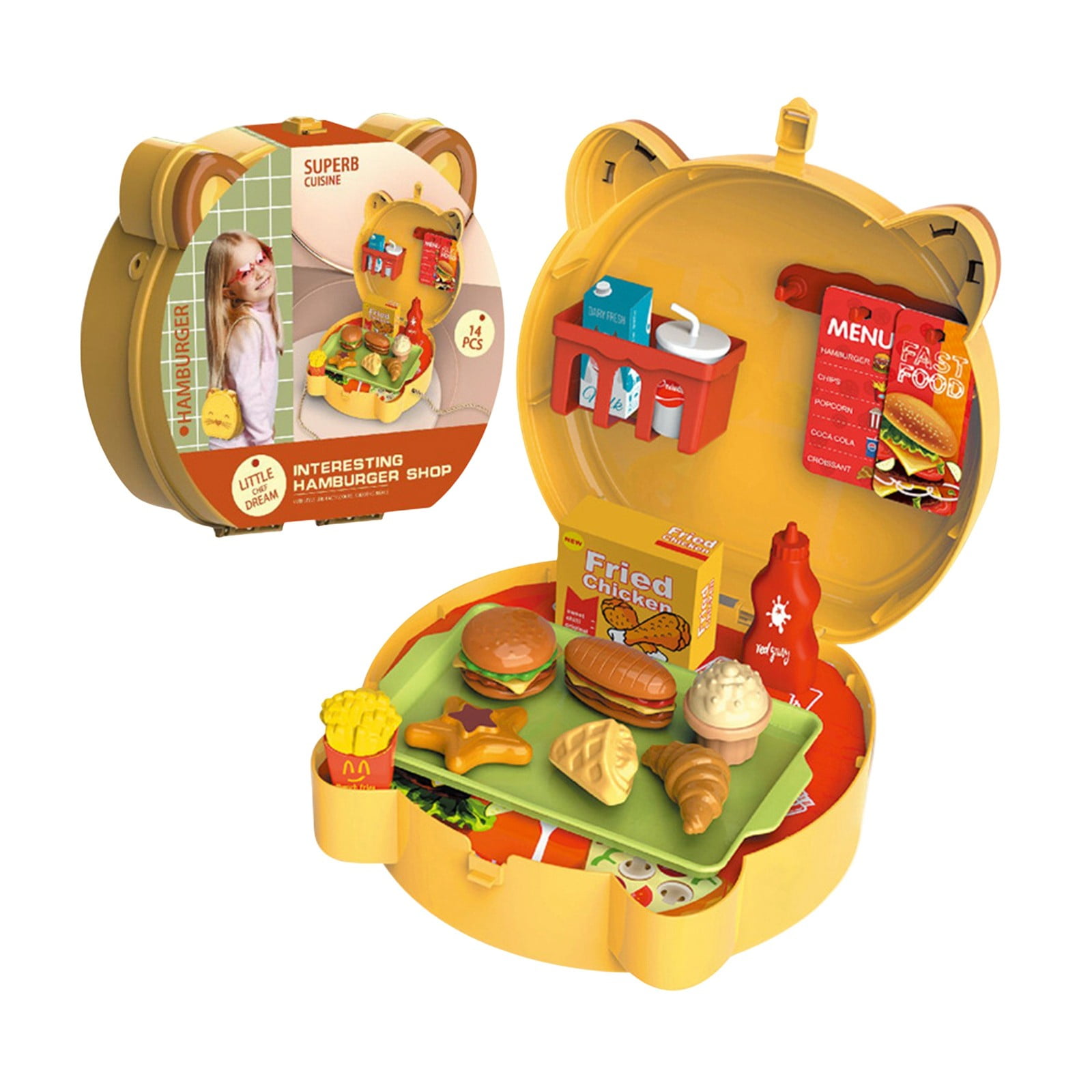 Play Food Toy Set, Pretend Play Toys for Kids, Play Kitchen Accessories ...