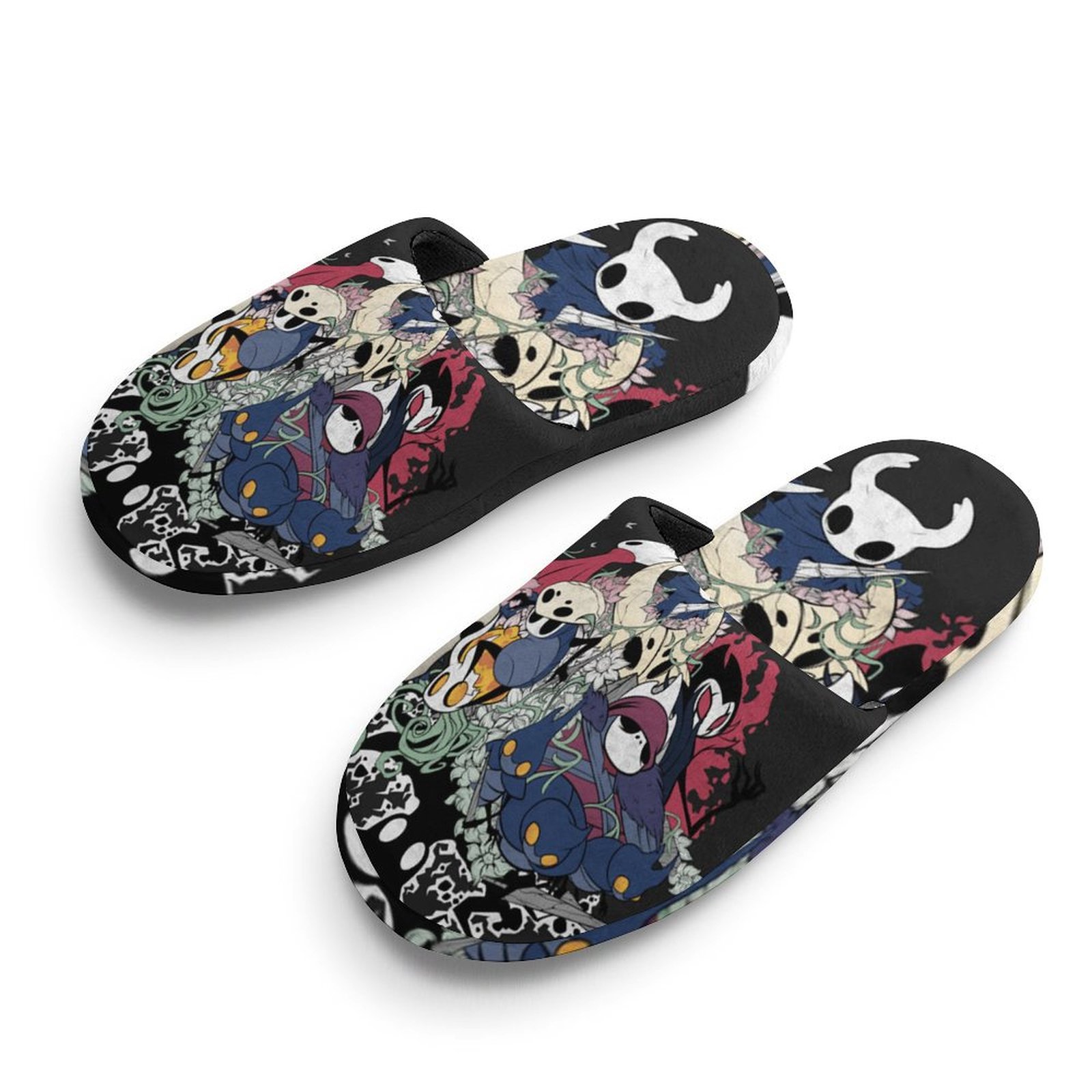 Play Hollow Knight Kid's Cotton Slippers Flannel Plush Soft Fluffy Warm ...