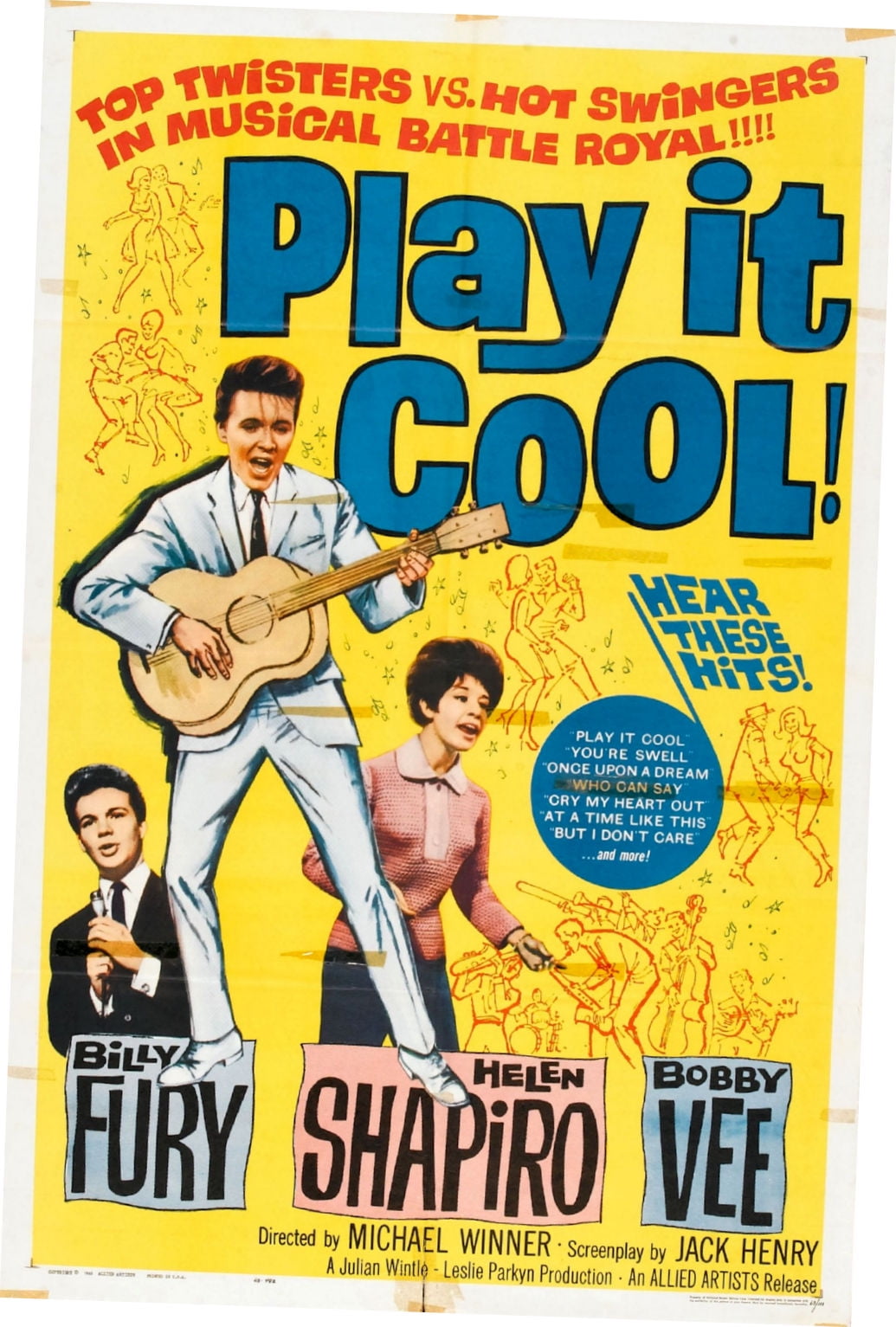 Play It Cool Movie poster 12x16 Print on Metal Sign 12in x 16in Square ...