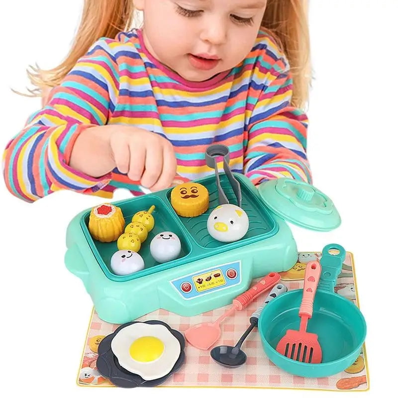 Play Kitchen Food 16 Pieces Play Kitchen Kit Cooking Toys Cookware ...