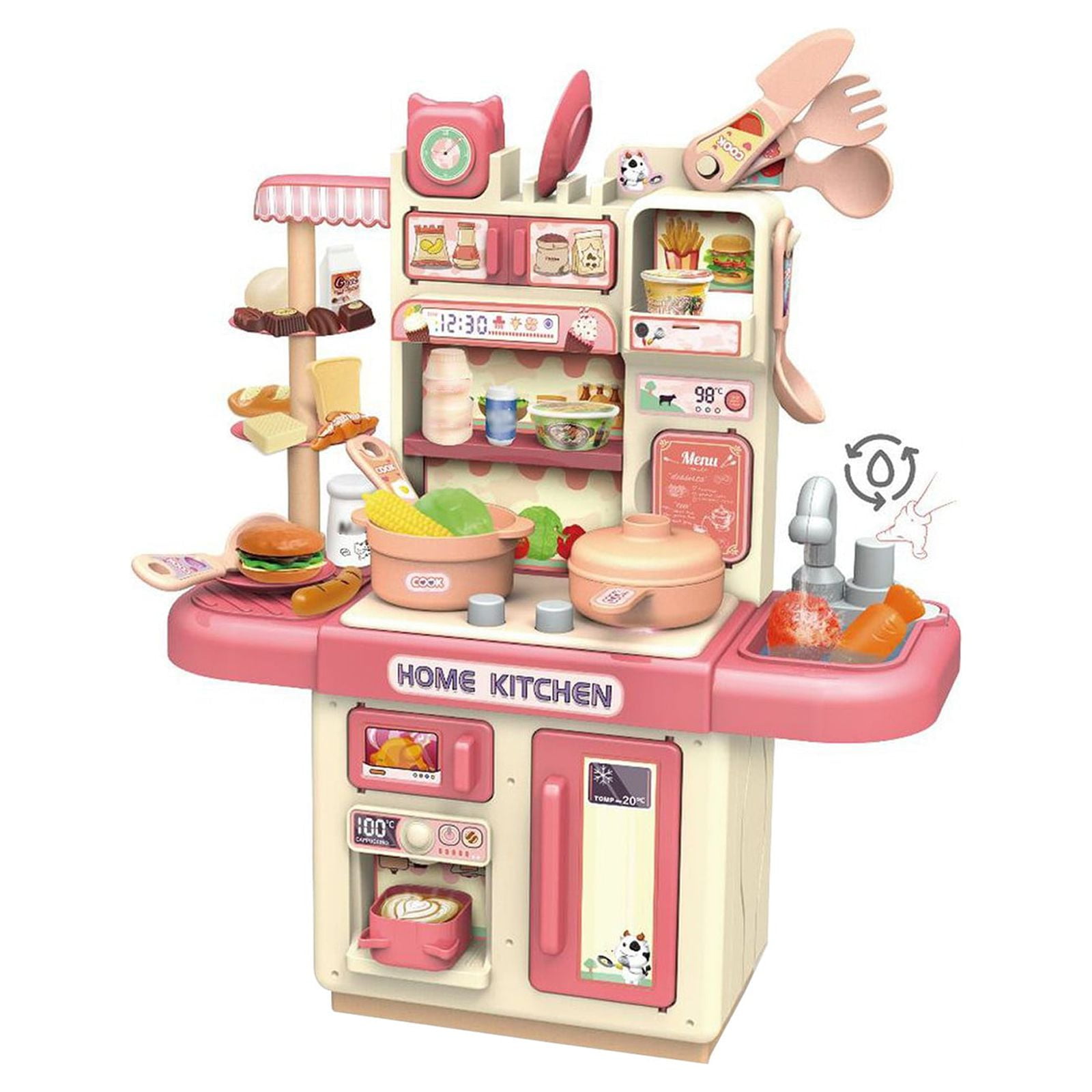 Play Kitchen Set for Toddlers Kids Ages 4-8,Kids Toddler Kitchen ...