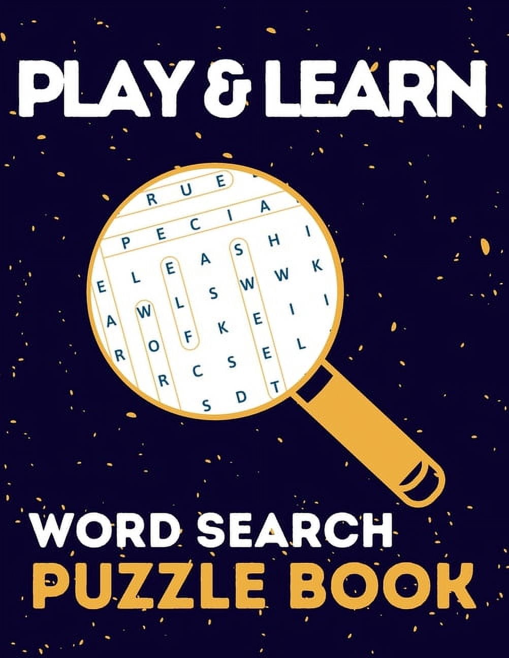 Play & Learn Word Search Puzzle Book (Paperback)(Large Print) - Walmart.com