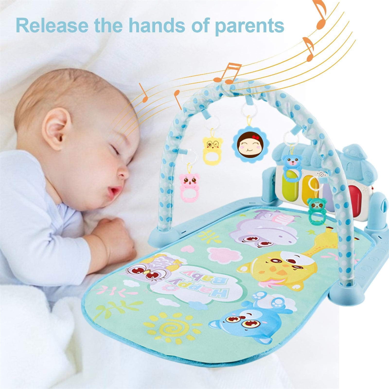 Play Mat for Baby Piano Top Baby Kids Play Mats for Floor with Cartoons ...