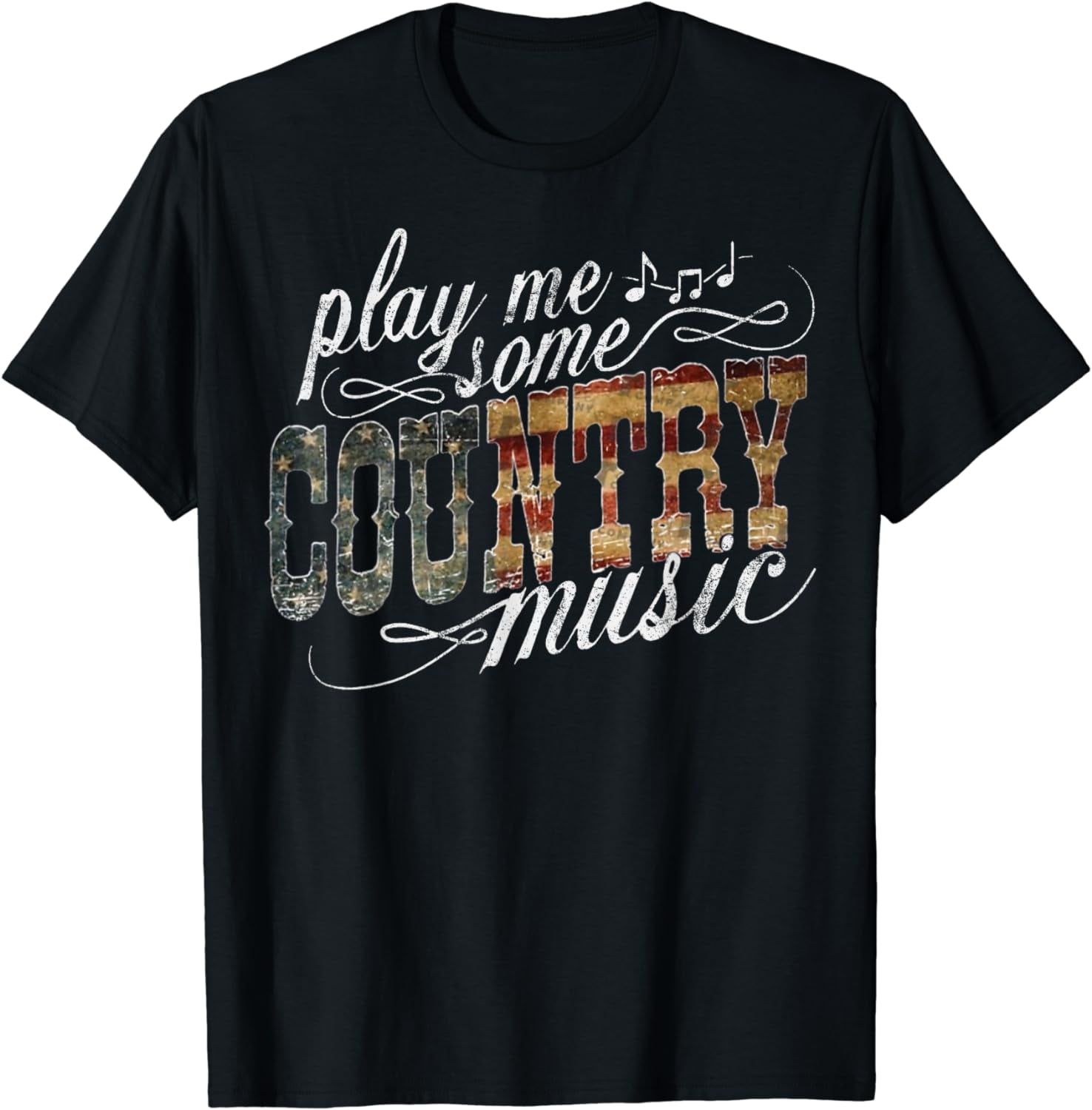 Play Me Some Country Music Vintage Western Festival American T-Shirt ...