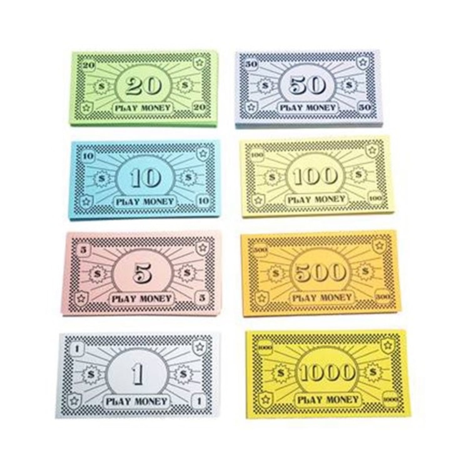 Play Money Set – 520Pcs for Board Games – 65 Bills Each: $1, 5, 10, 20 ...