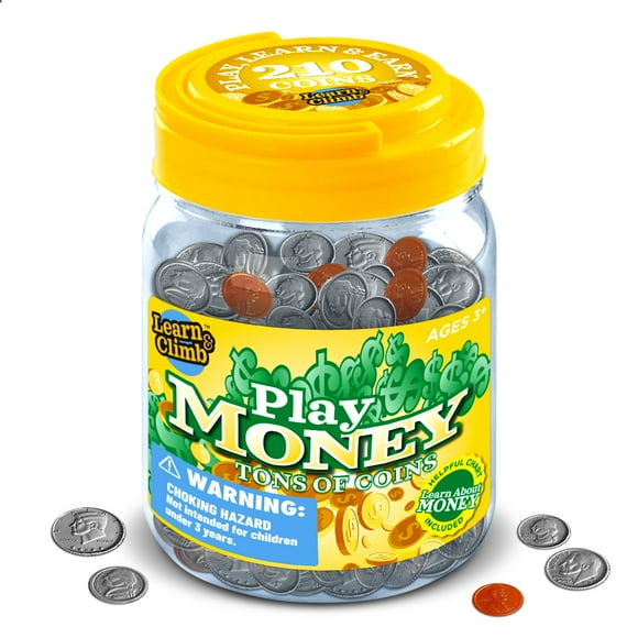 Miniature Money and Toy Currency for Kids Toys and Education